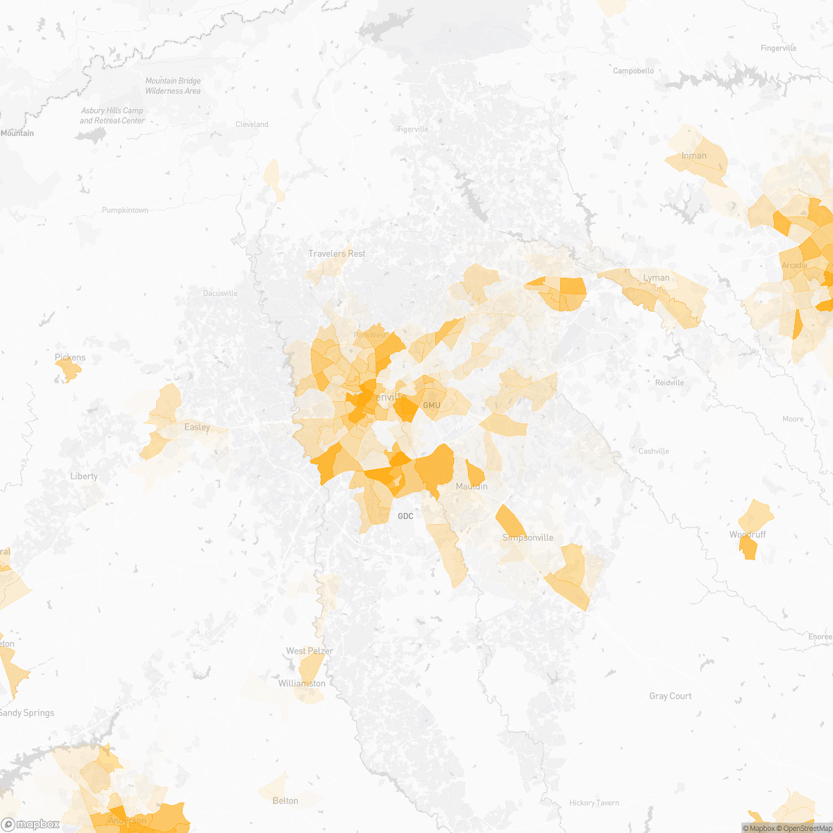 Greenville, SC Crime Map 2025 | DoorProfit