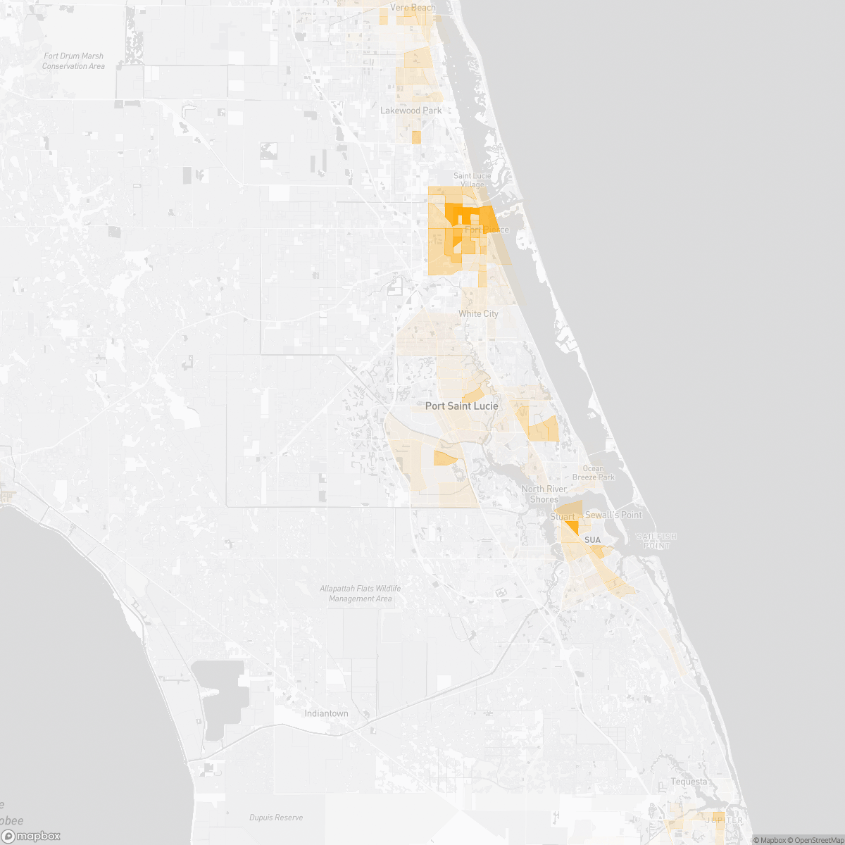 Port St. Lucie, FL Crime Map