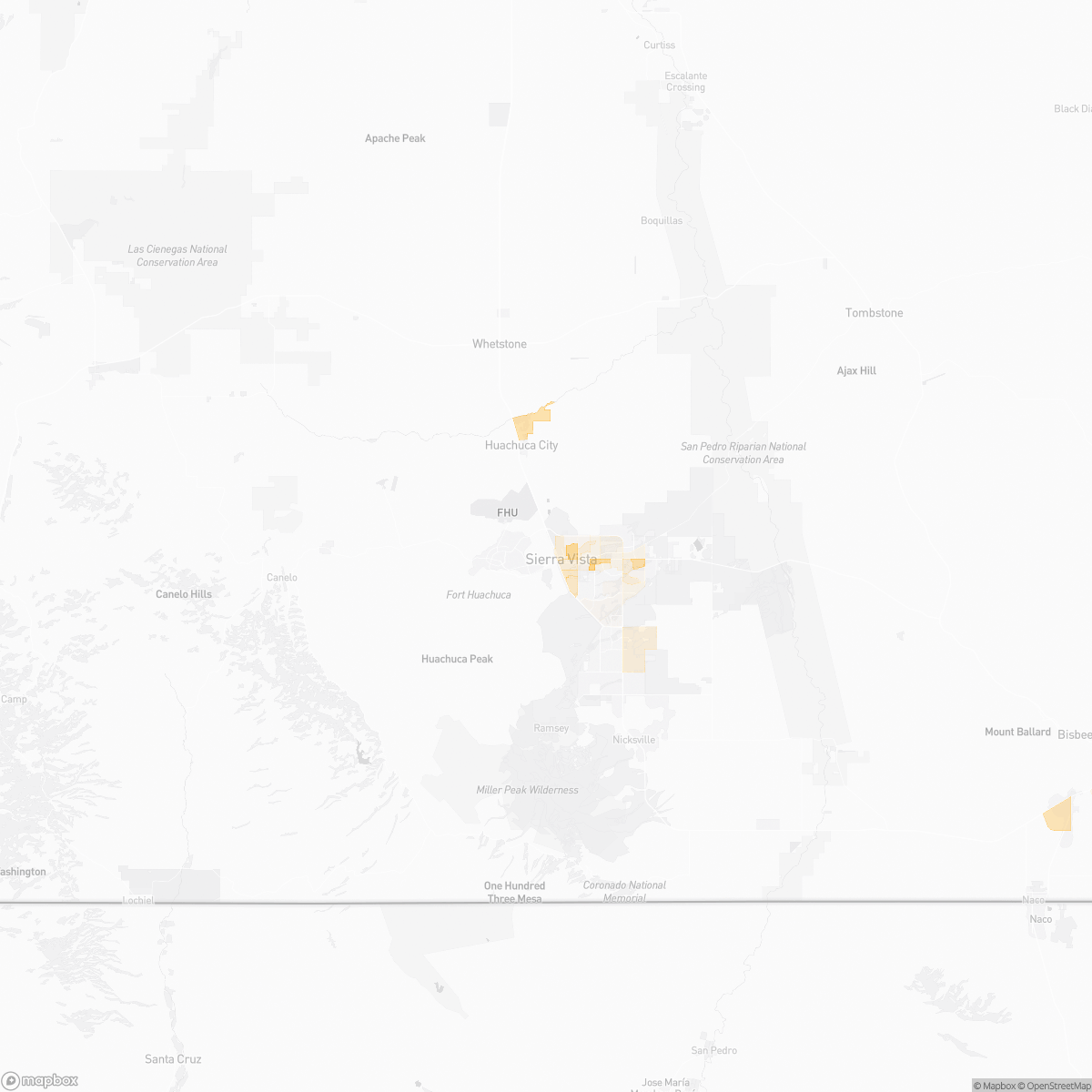 Sierra Vista, AZ Crime Map