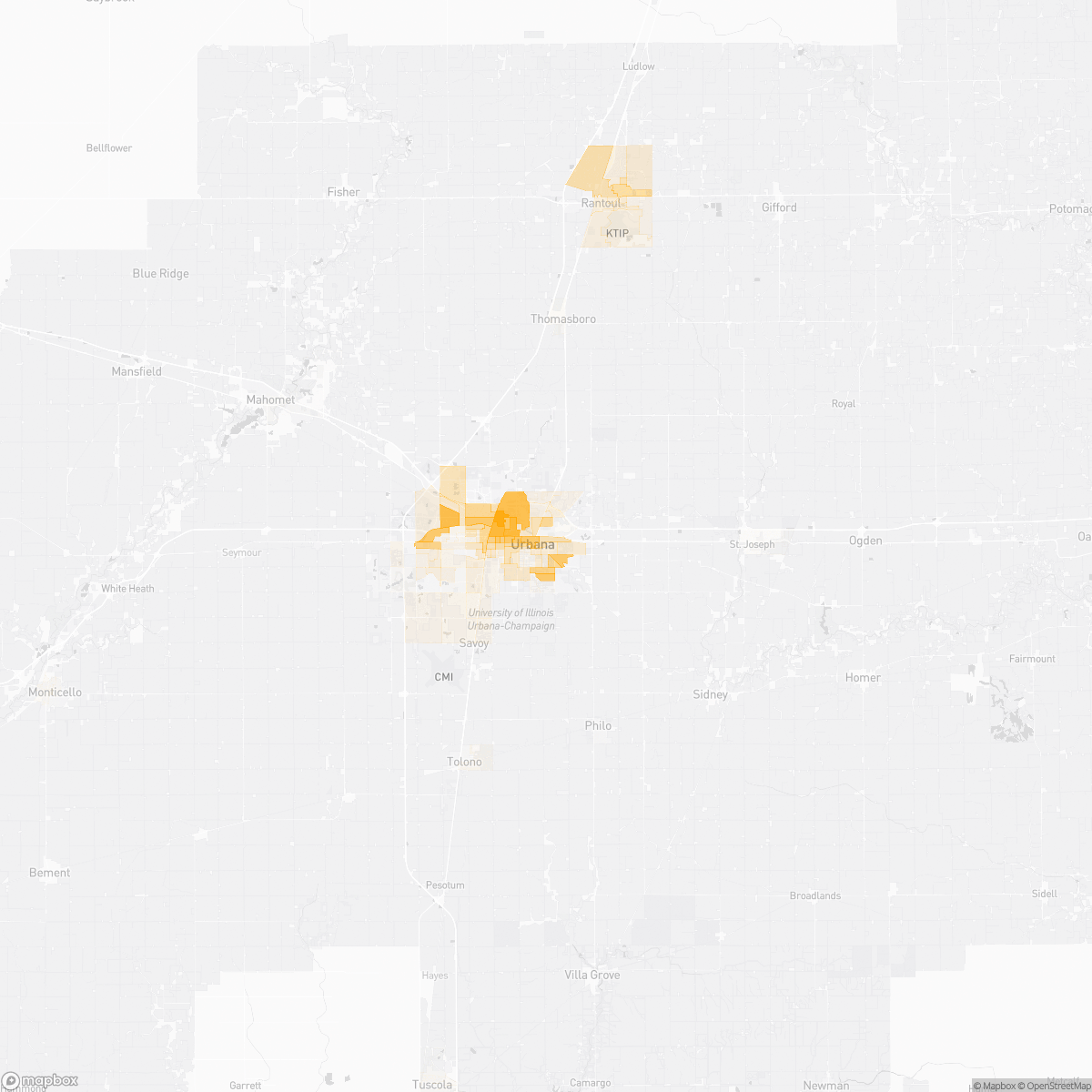Urbana Crime Map | DoorProfit