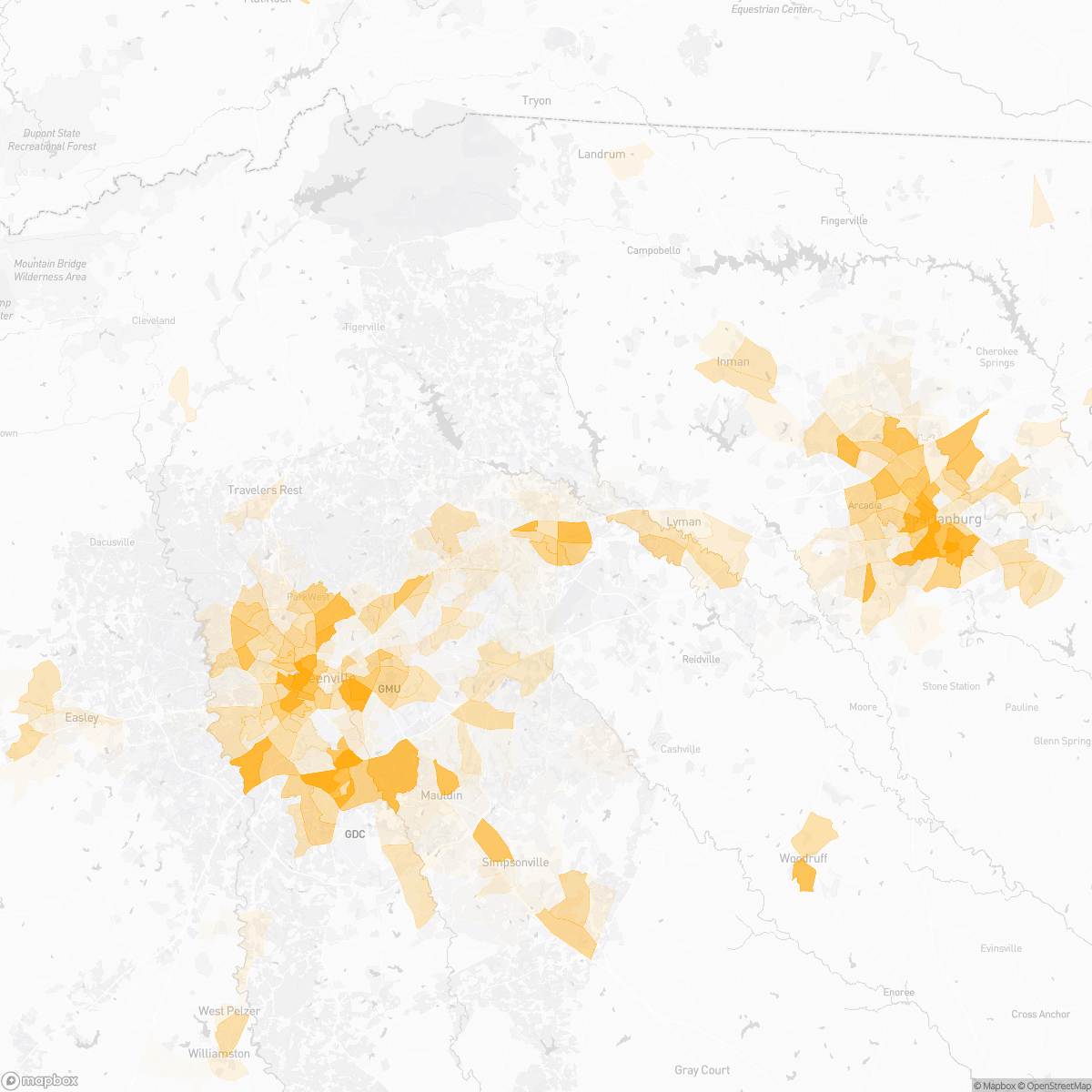Greer, SC Crime Map