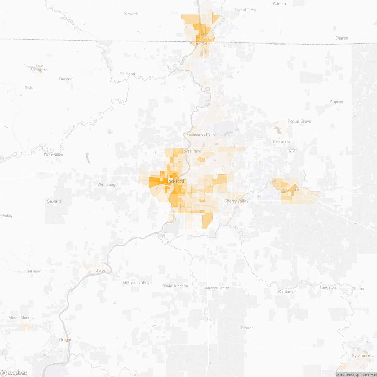 Rockford Illinois Crime Map