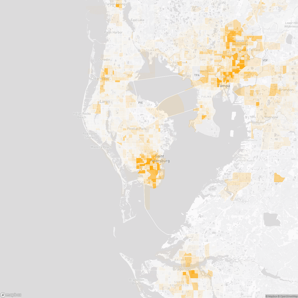 St. Petersburg, FL Crime Map