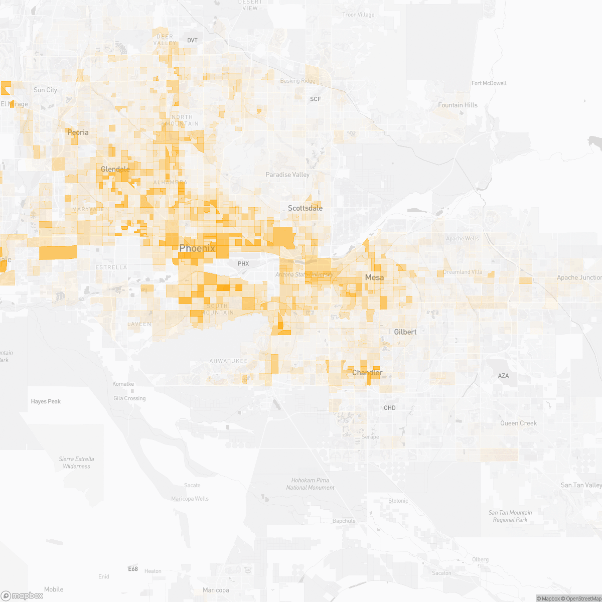 Tempe, AZ Crime Map