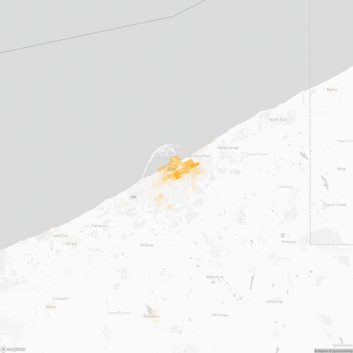 Erie, PA Crime Map 2025 | DoorProfit