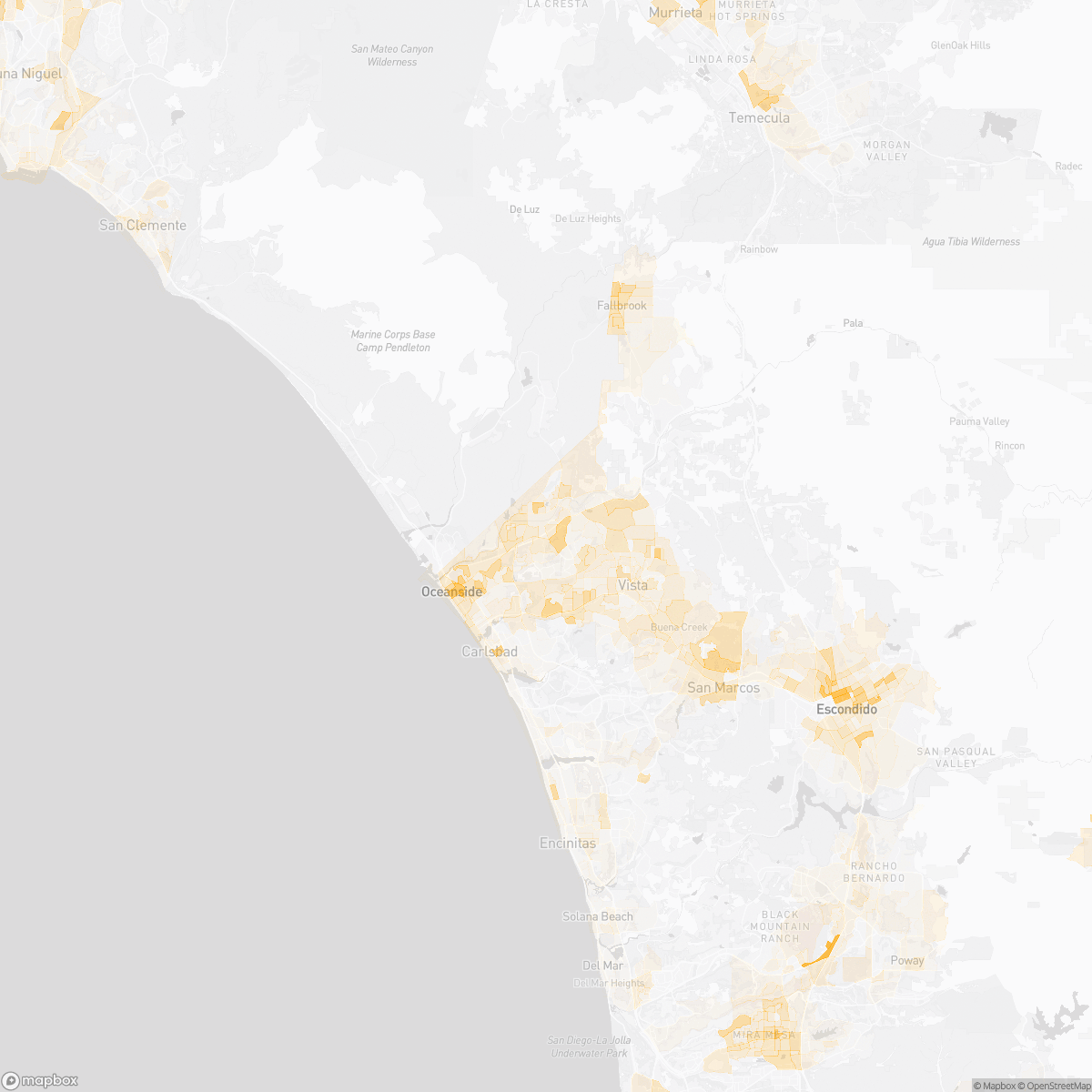 Oceanside, CA Crime Map