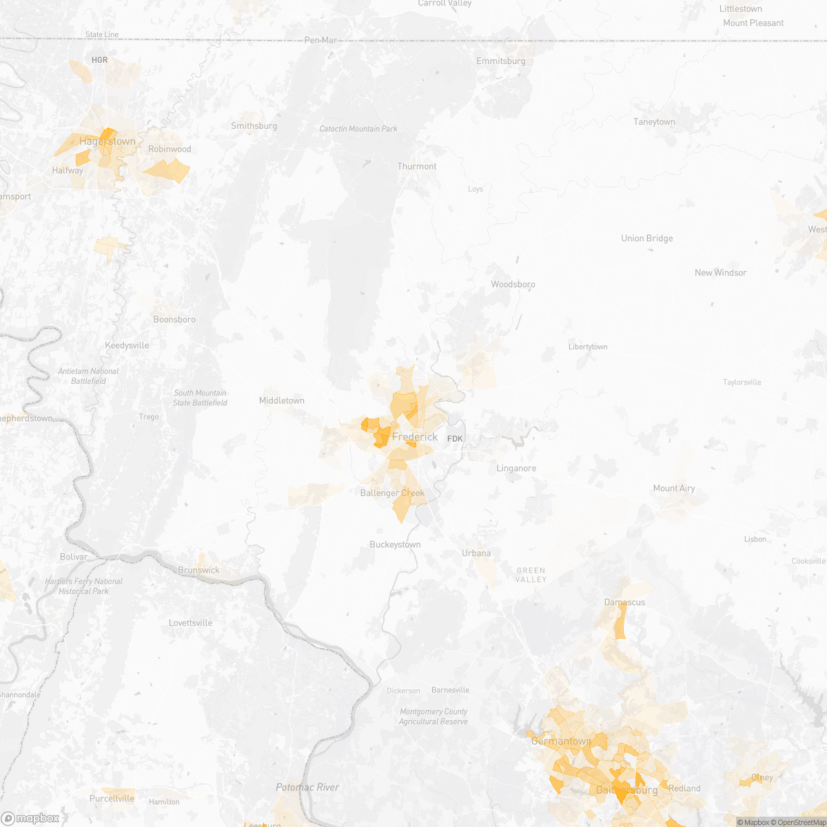 Frederick Crime Map | DoorProfit