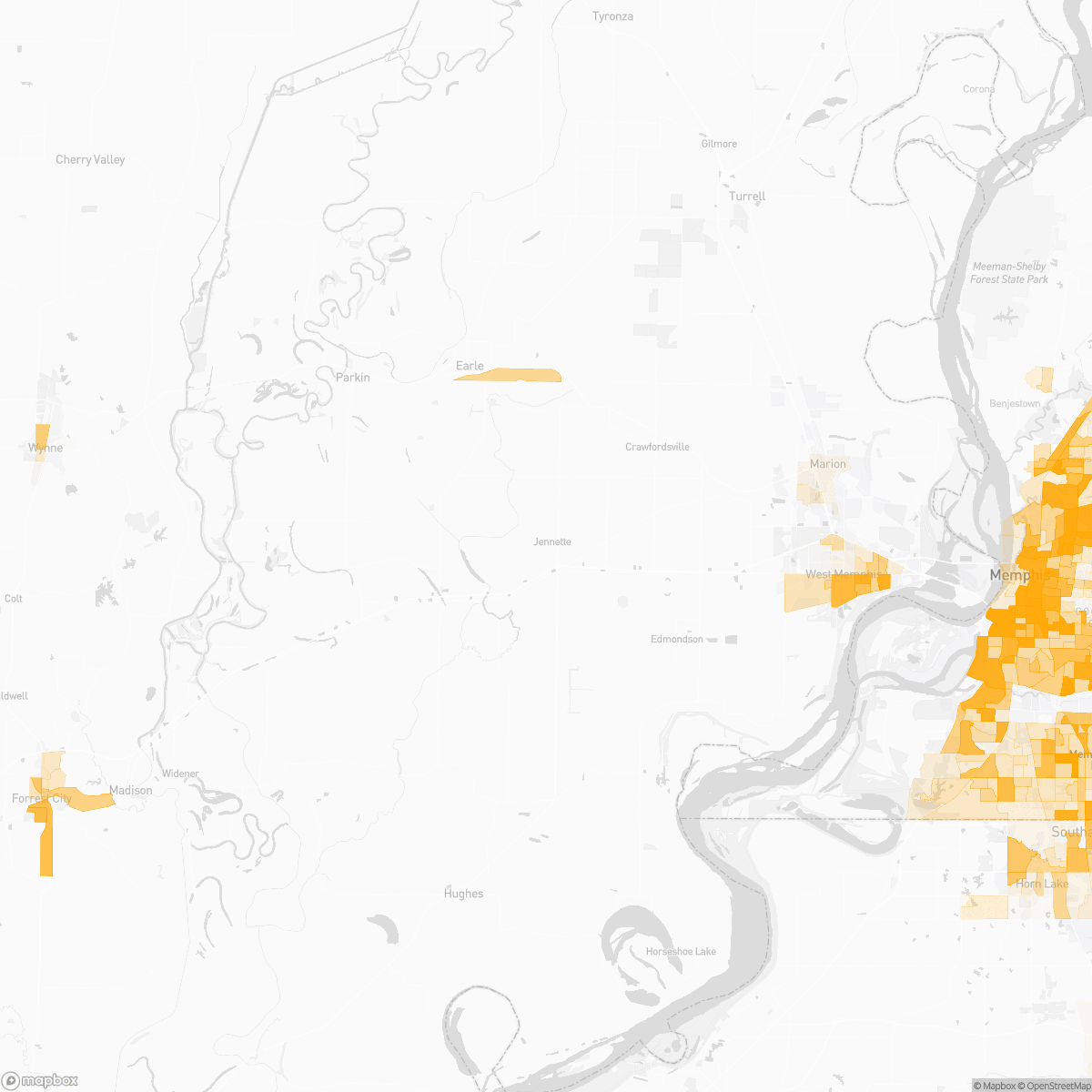Jennette, AR Crime Map