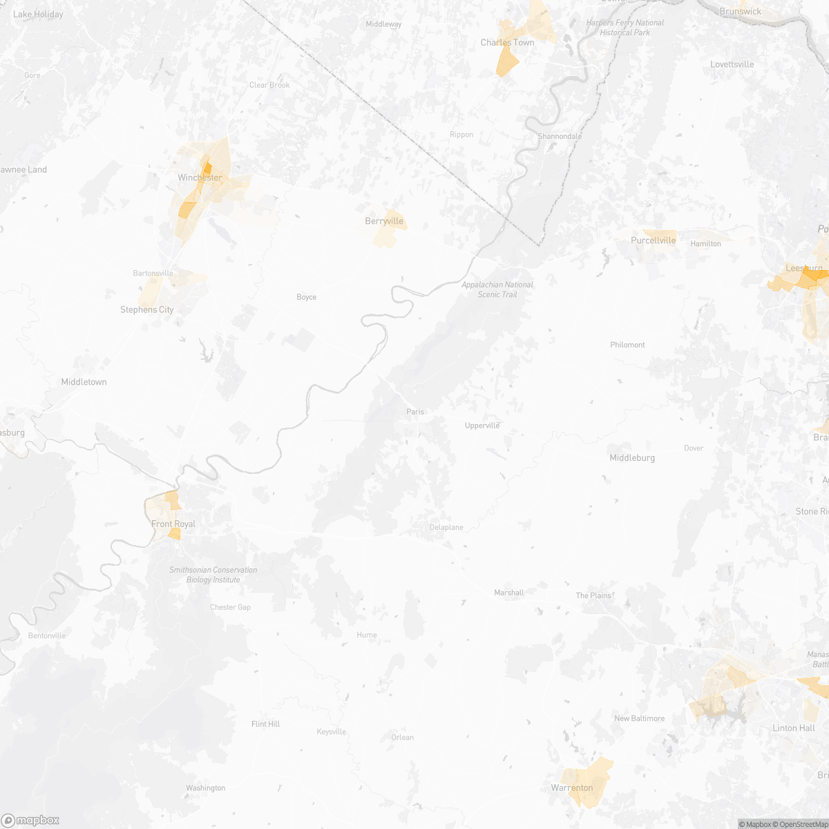 Paris, VA Crime Map