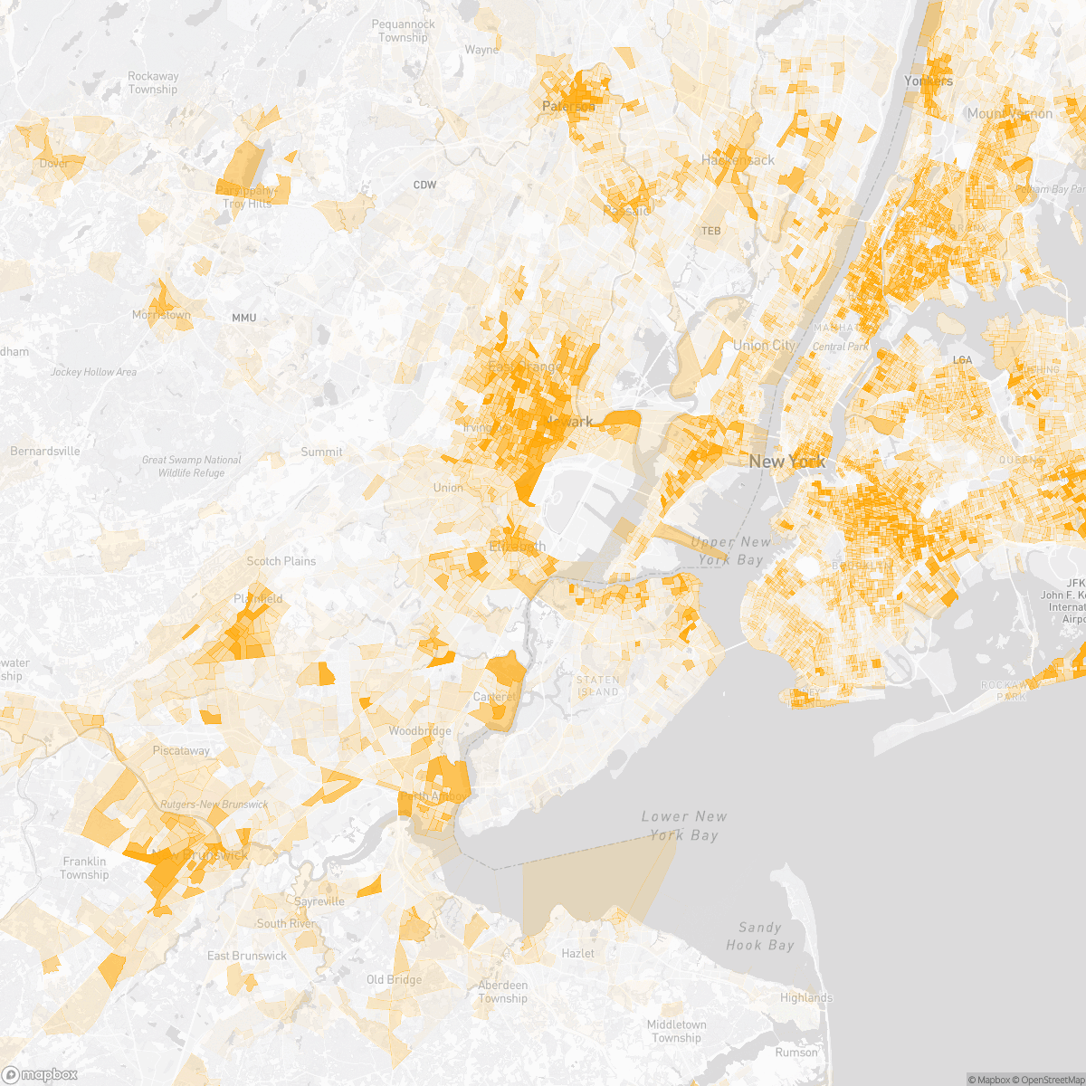 Elizabeth, NJ Crime Map