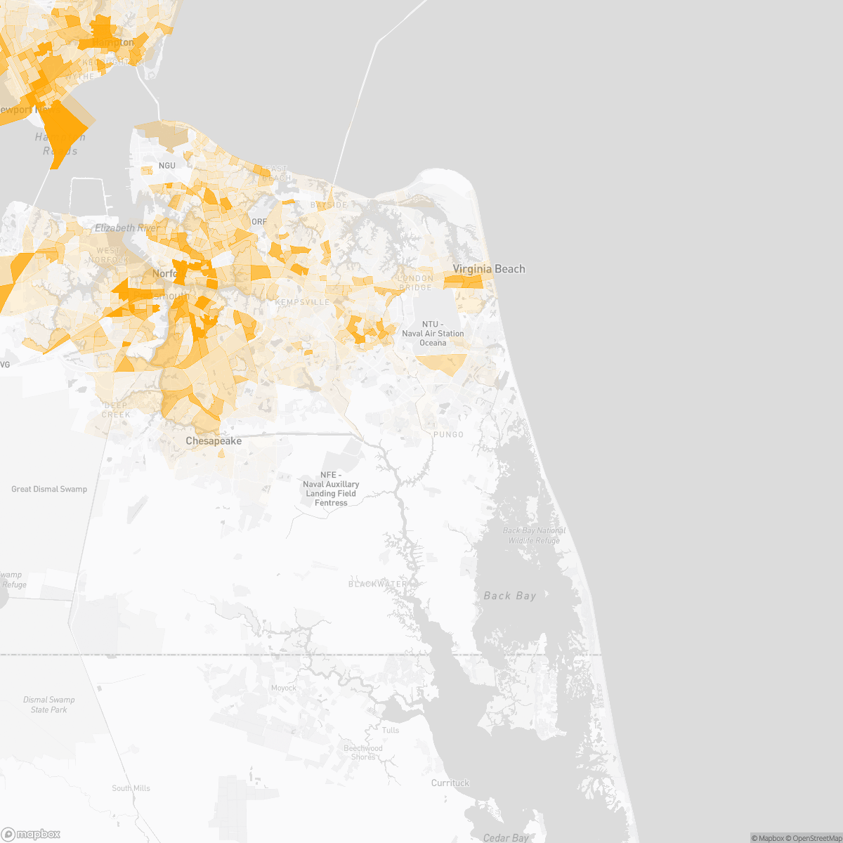 Virginia Beach, VA Crime Map 2025 | DoorProfit