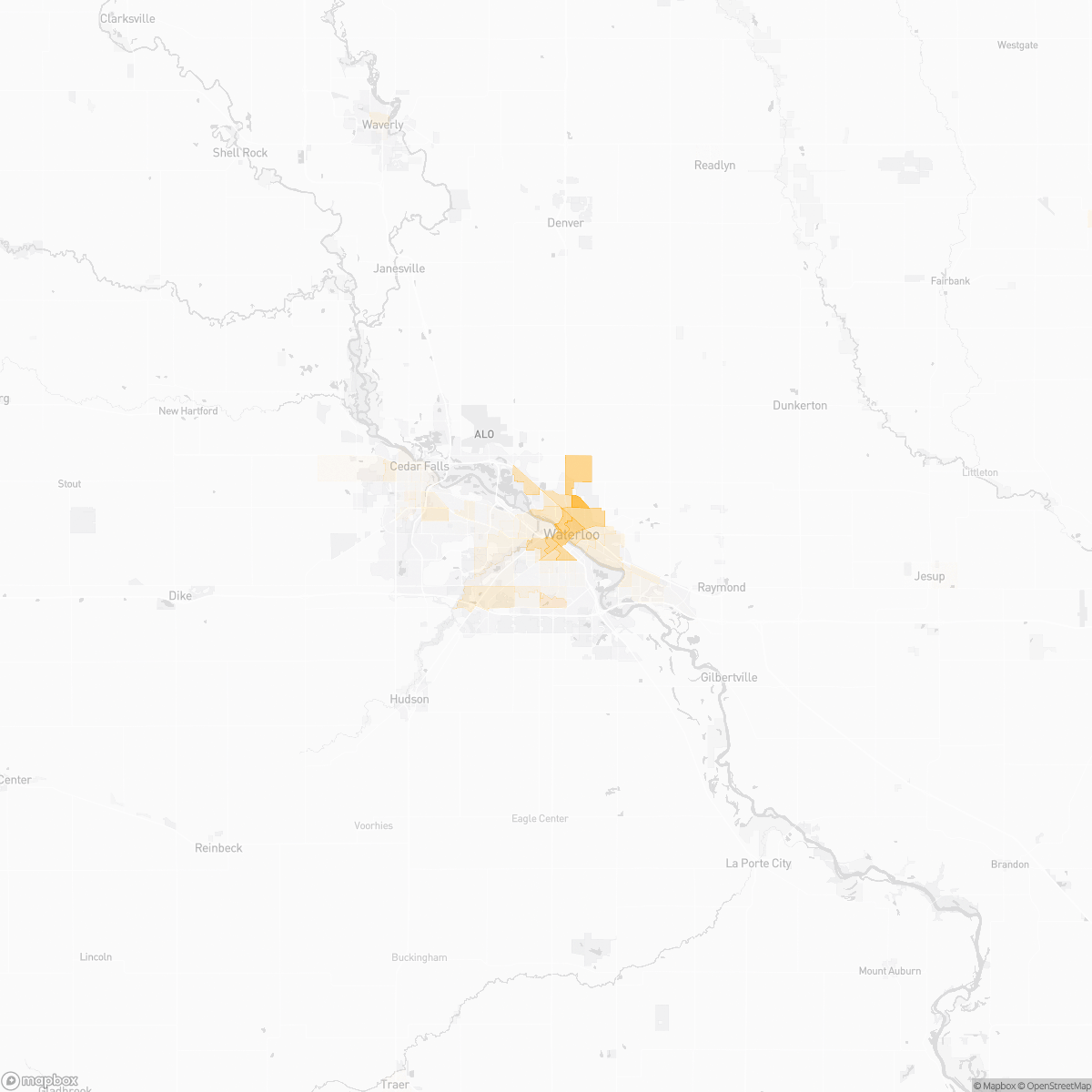 Waterloo, IA Crime Map