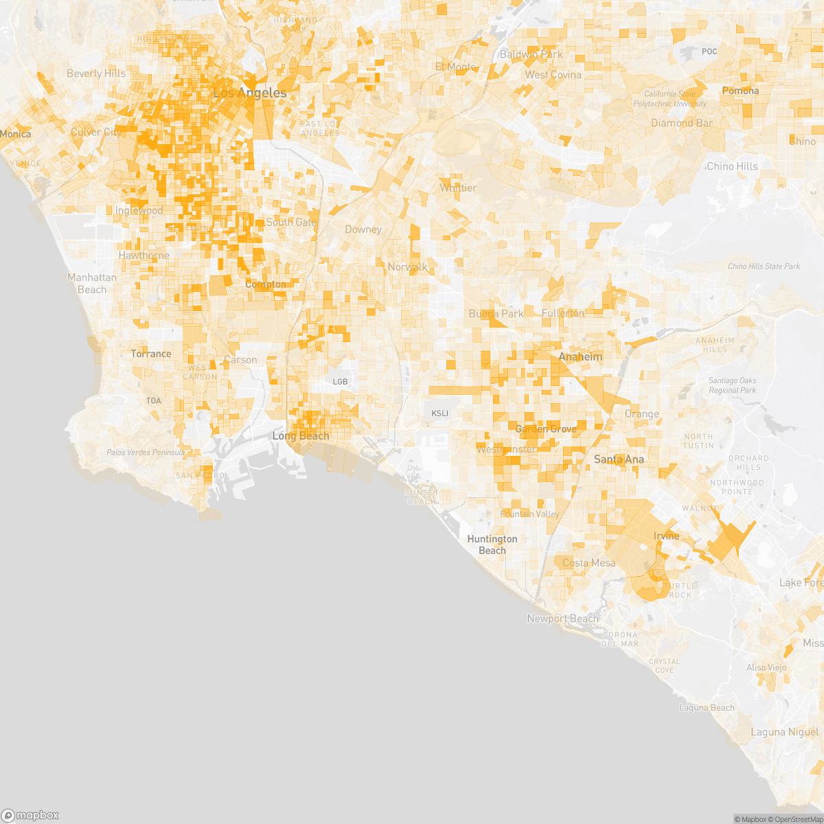 Rossmoor, CA Crime Map