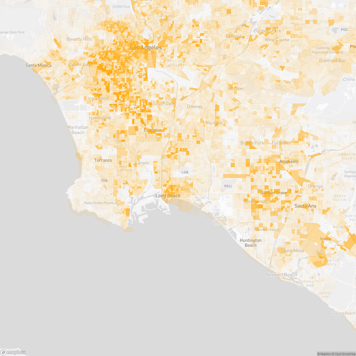 Signal Hill, CA Crime Map