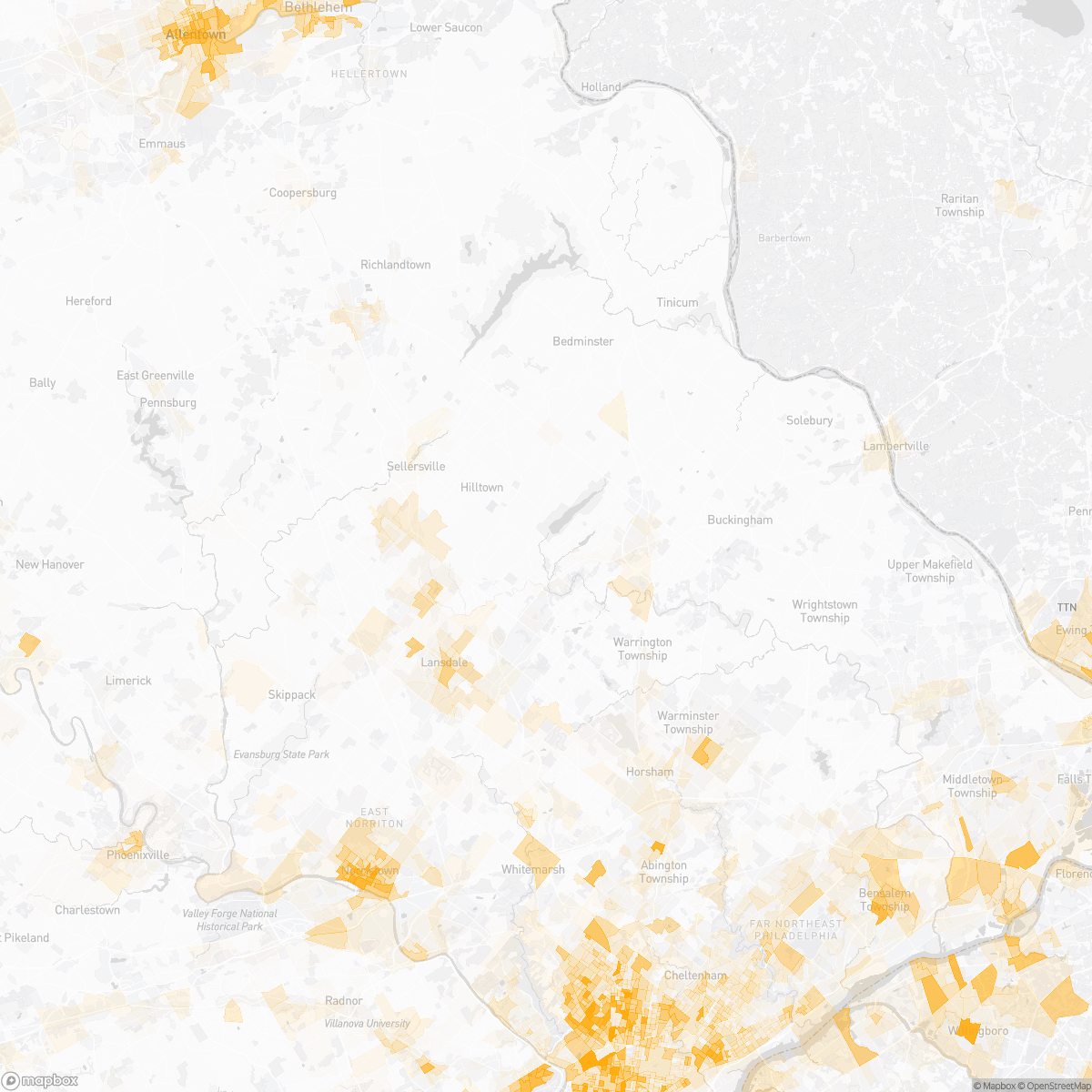 New Britain, PA Crime Map