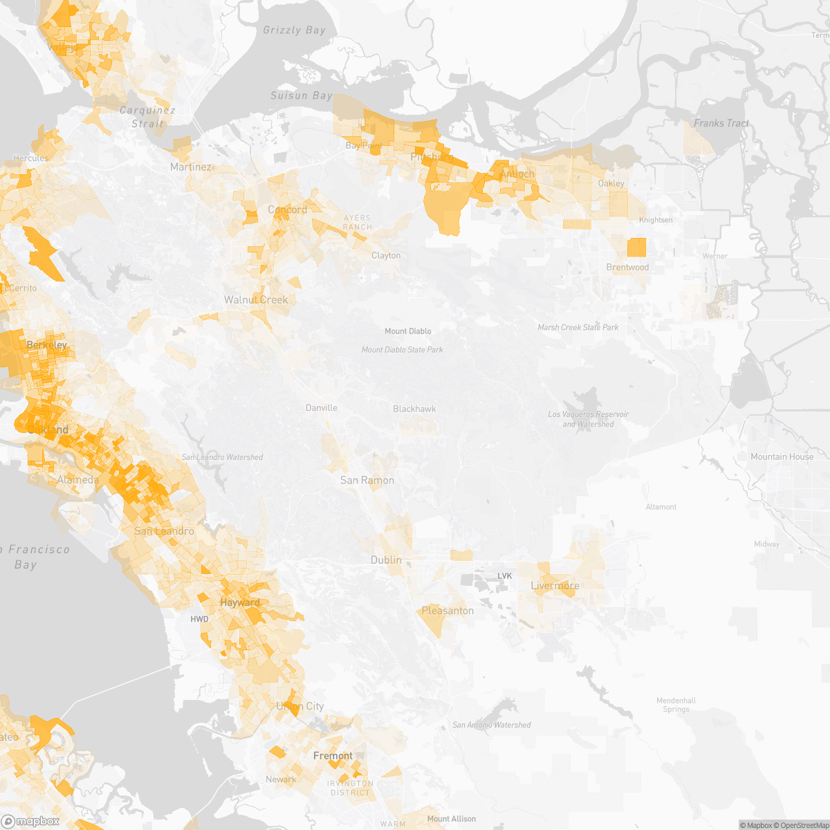 Blackhawk, CA Crime Map