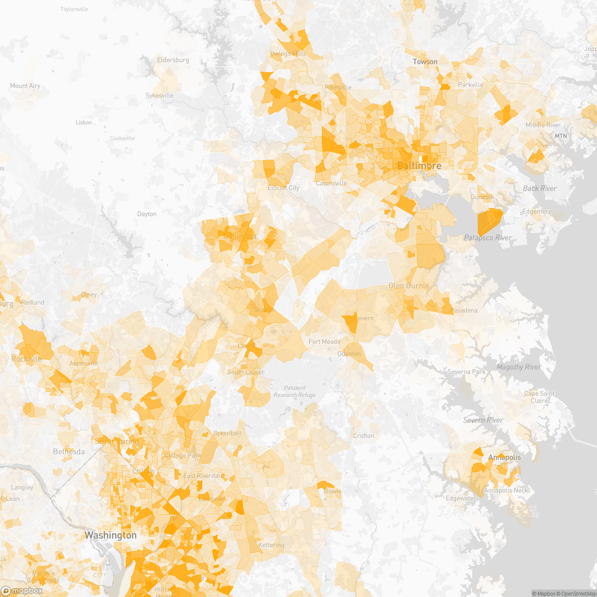 Jessup, MD Crime Map