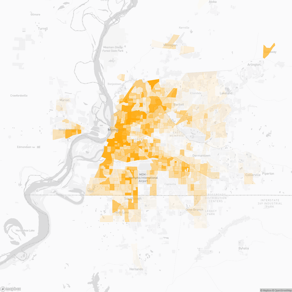 Memphis, TN Crime Map 2025 | DoorProfit