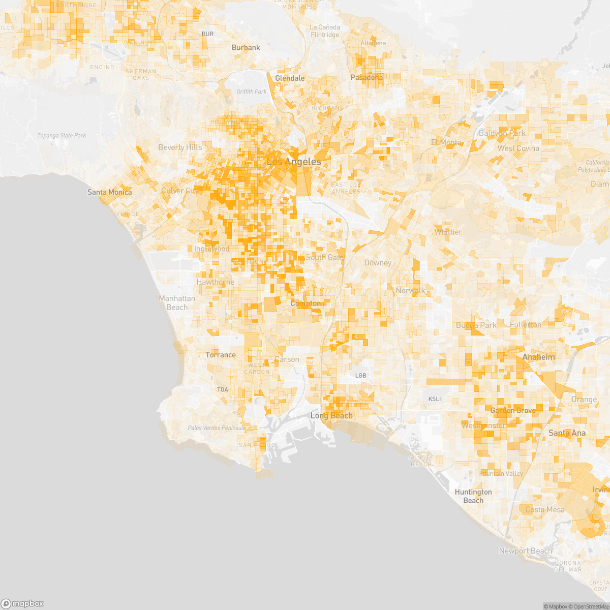 Compton, CA Crime Map