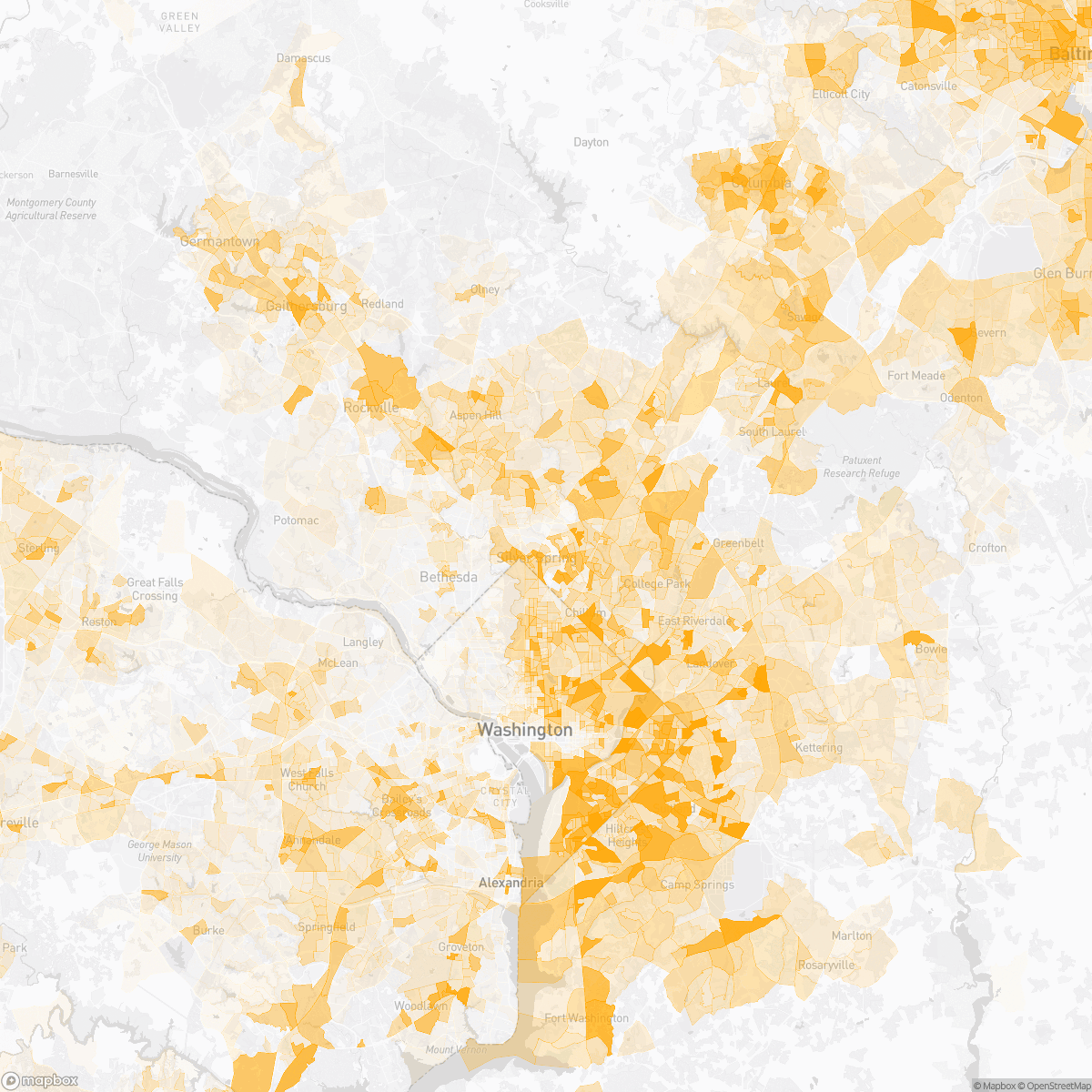 Silver Spring, MD Crime Map
