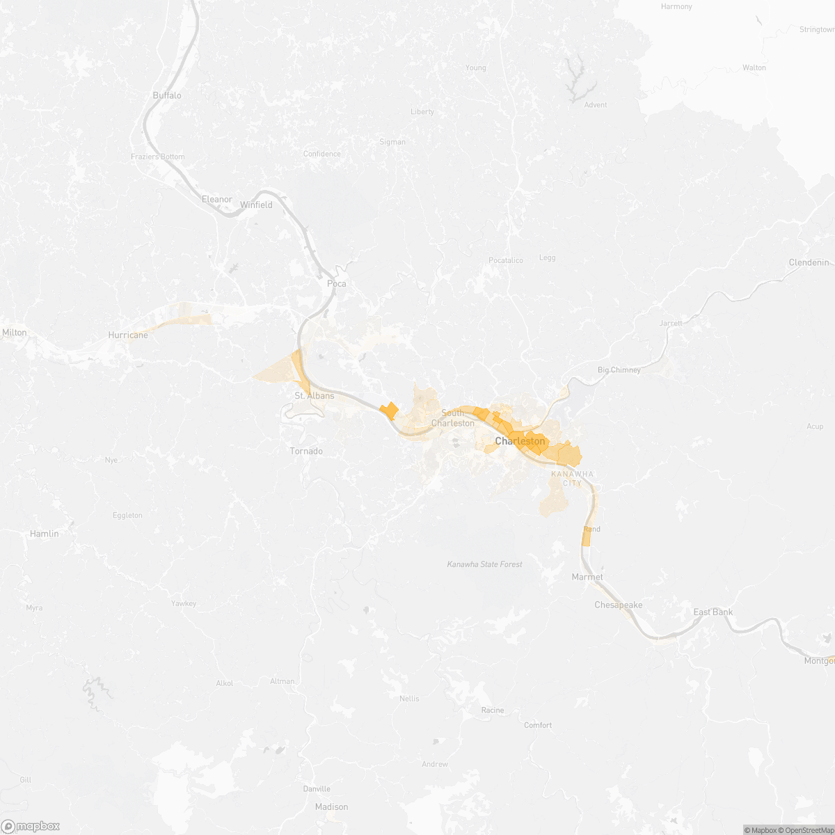 Dunbar, WV Crime Map