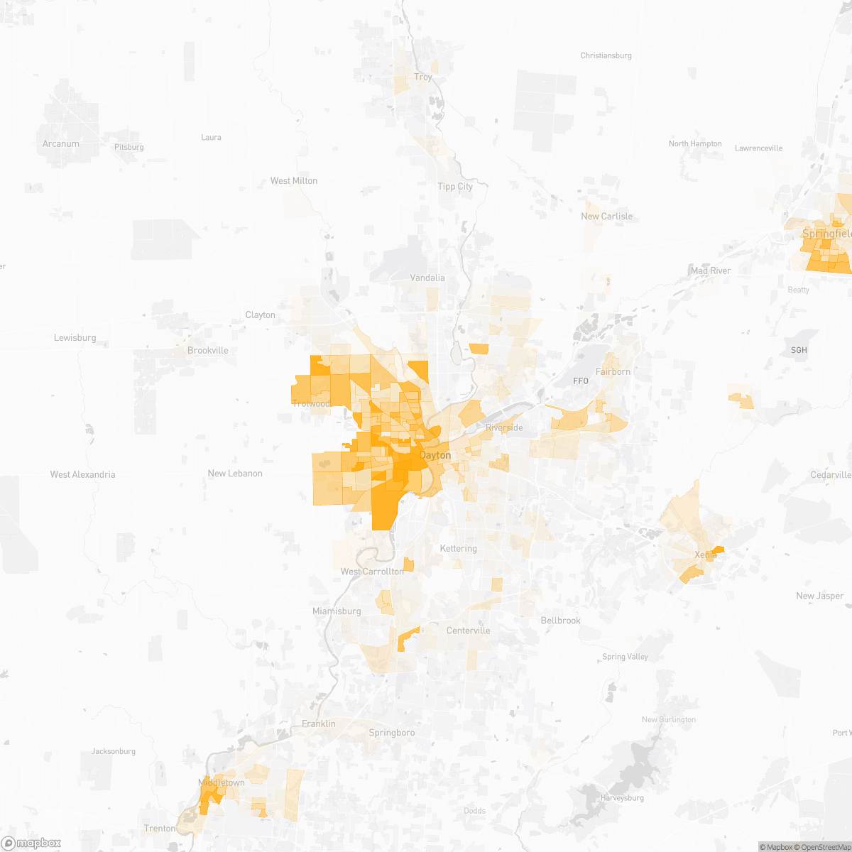 Dayton, OH Crime Map 2026 | DoorProfit