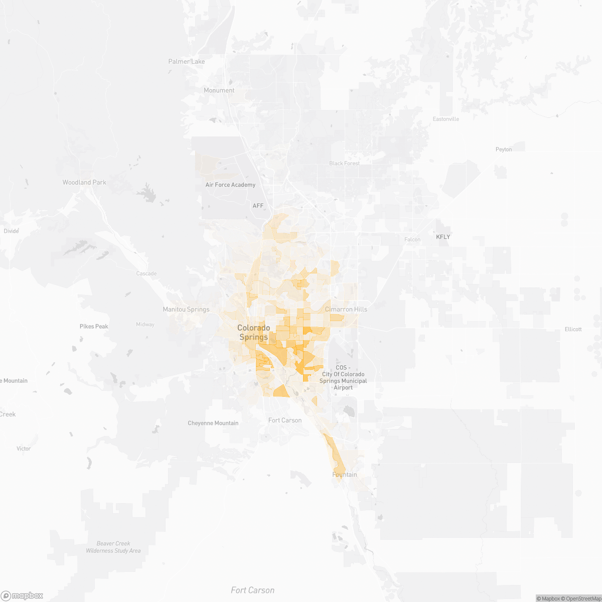 Mapa De La Delincuencia En Colorado Springs Flights And Routes