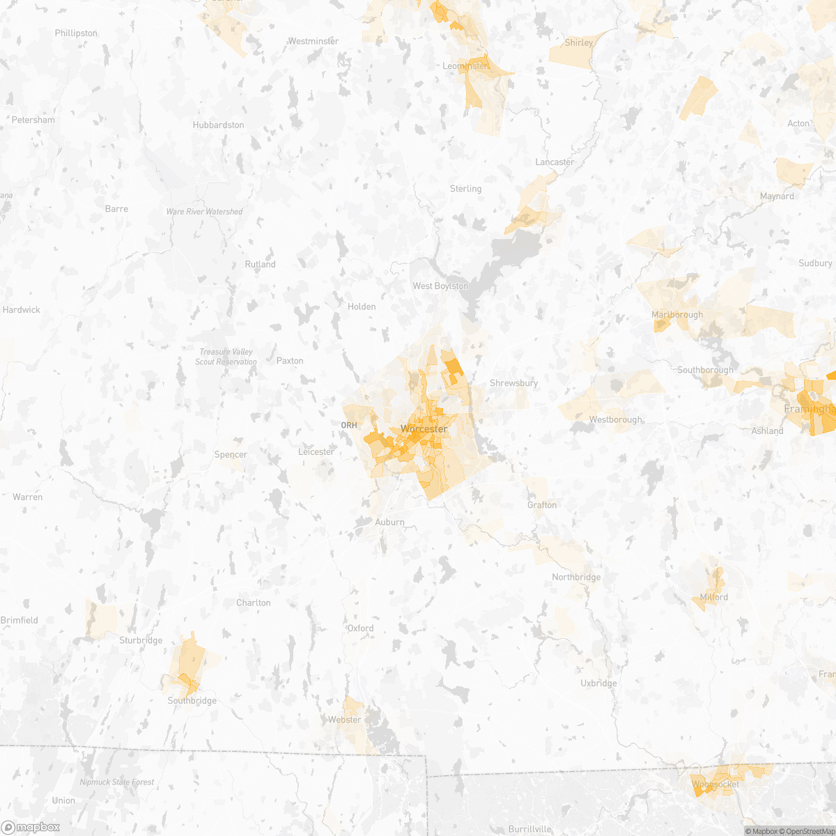 Worcester, MA Crime Map 2025 | DoorProfit