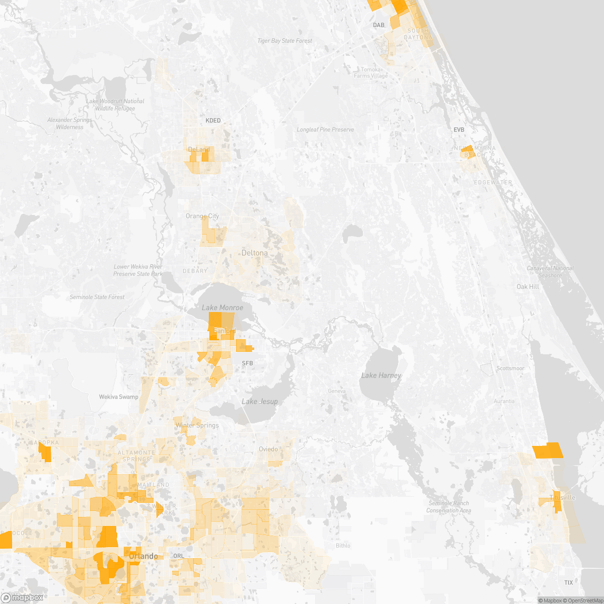 Osteen, FL Crime Map