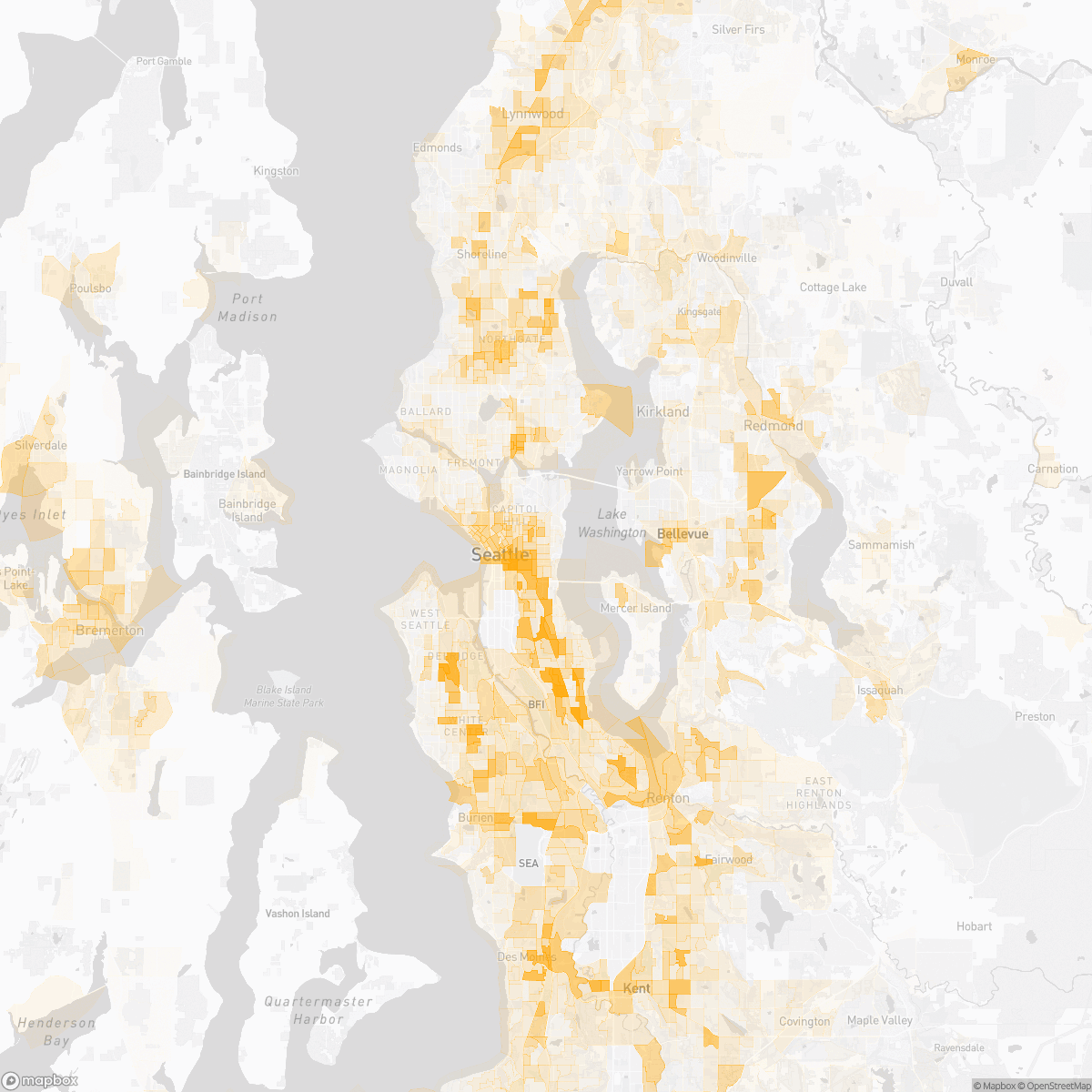 Madrona, WA Crime Map