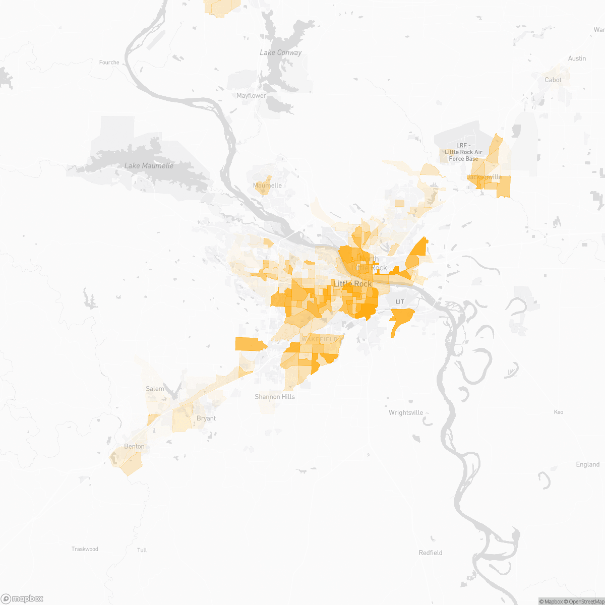 Little Rock, AR Crime Map