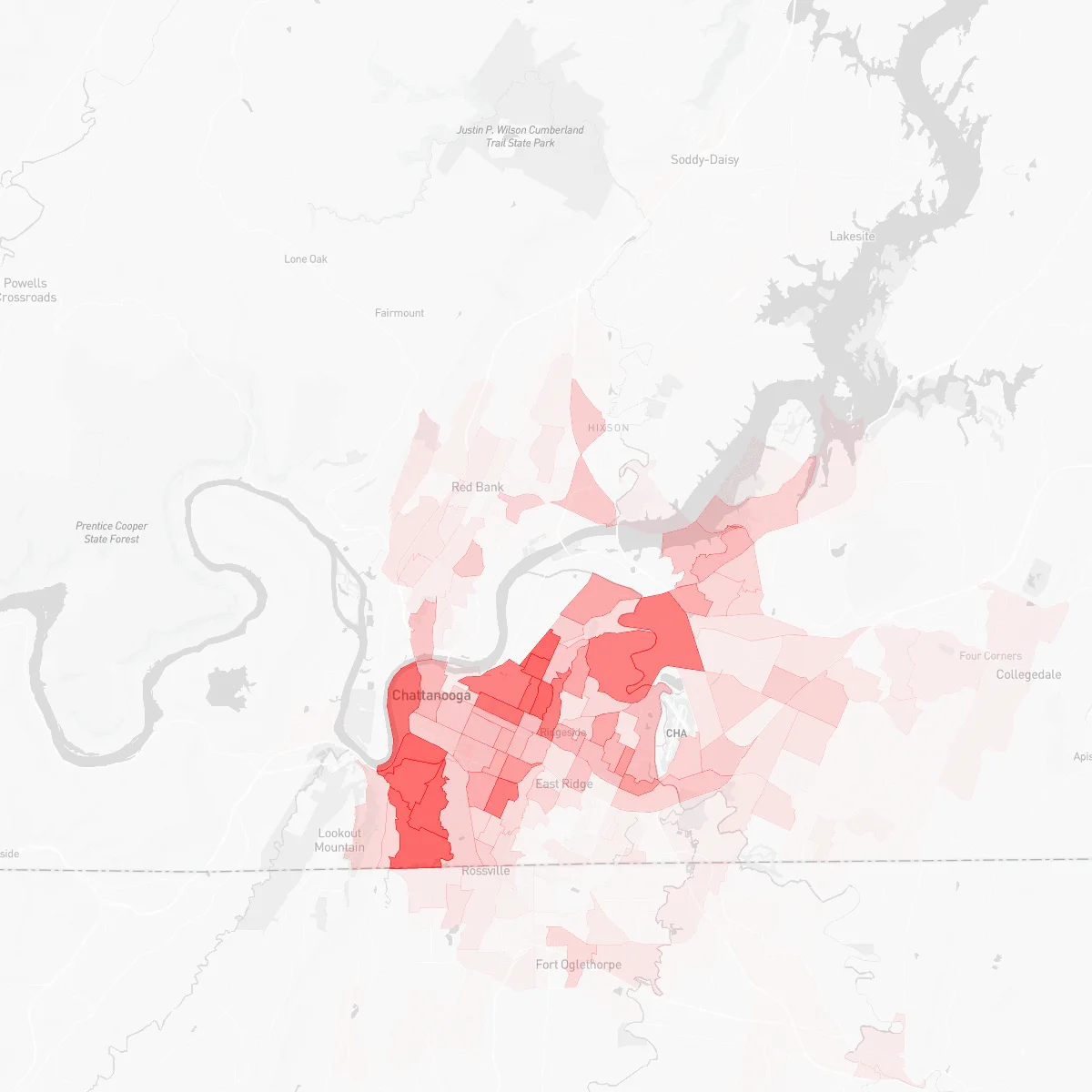 Chattanooga, TN Crime Rate & More | DoorProfit