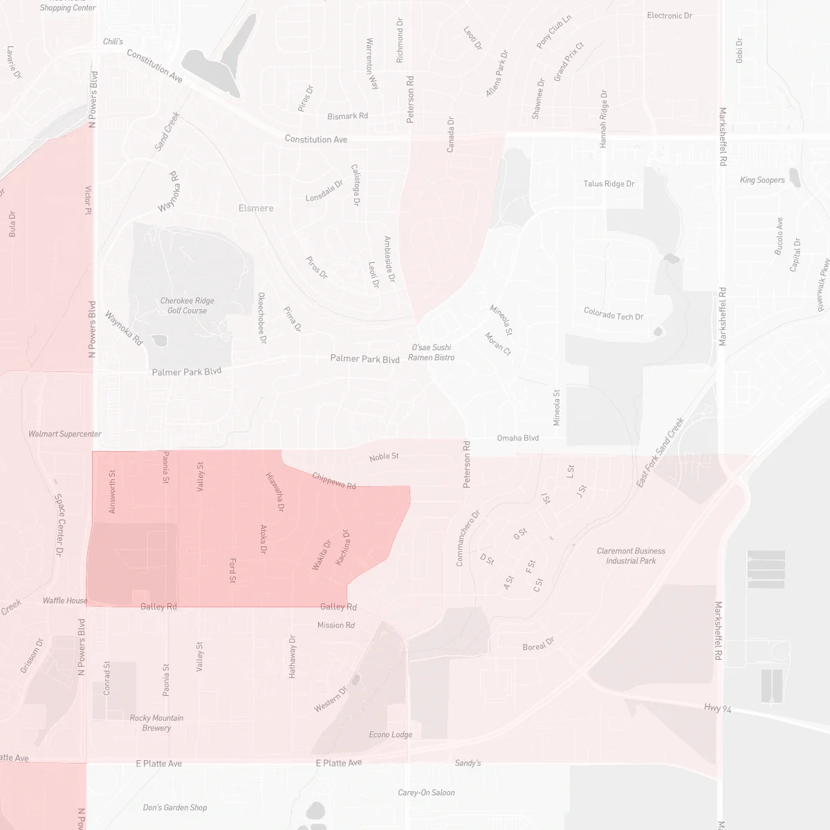 Cimarron Hills Crime Map - Colorado Springs, CO Neighborhood Safety ...