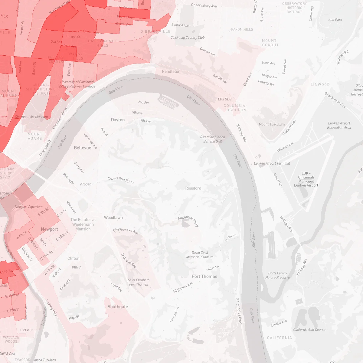 East End Crime Map - Cincinnati, OH Neighborhood Safety 2026 | DoorProfit