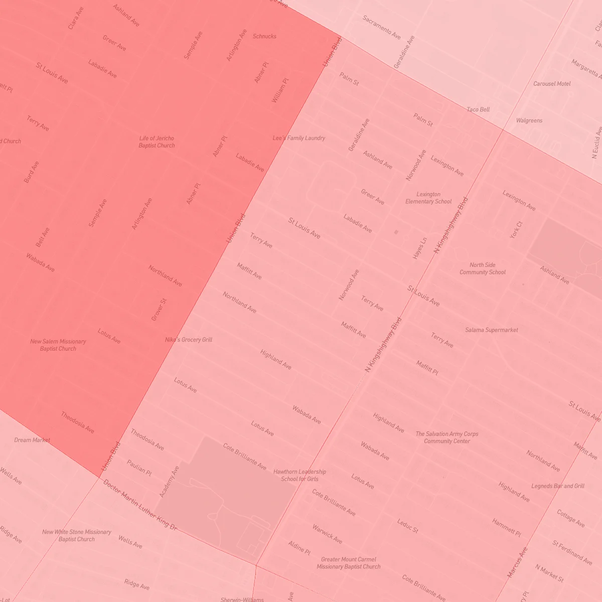 Kingsway West Crime Map - Saint Louis, MO Neighborhood Safety 2026 ...