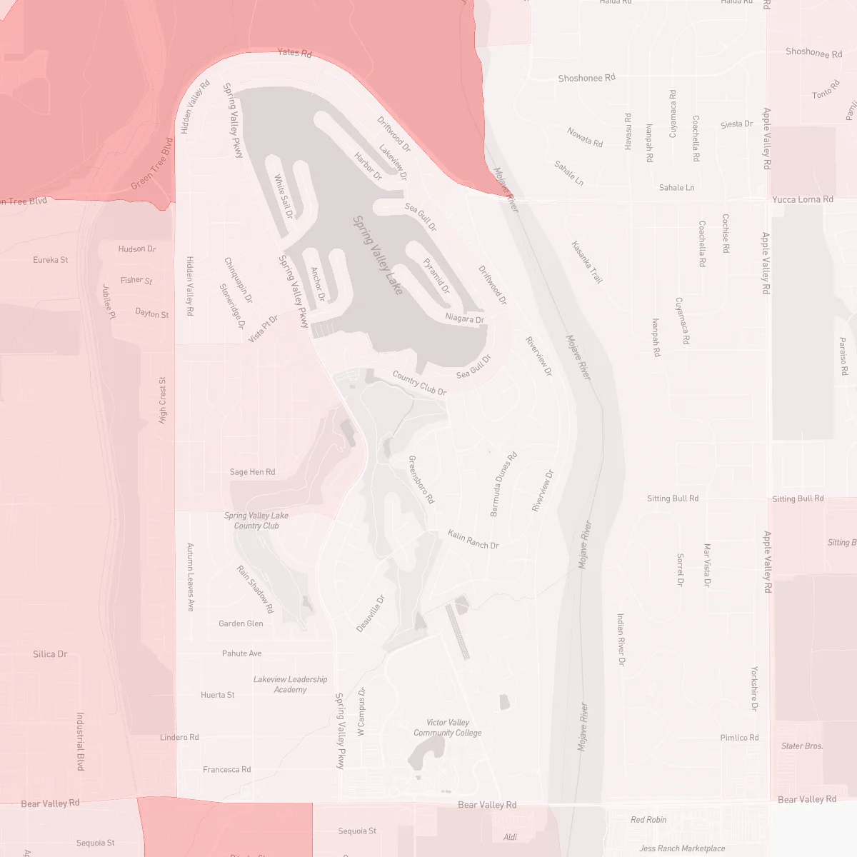 Spring Valley Lake Crime Map - Victorville, CA Neighborhood Safety 2026 ...